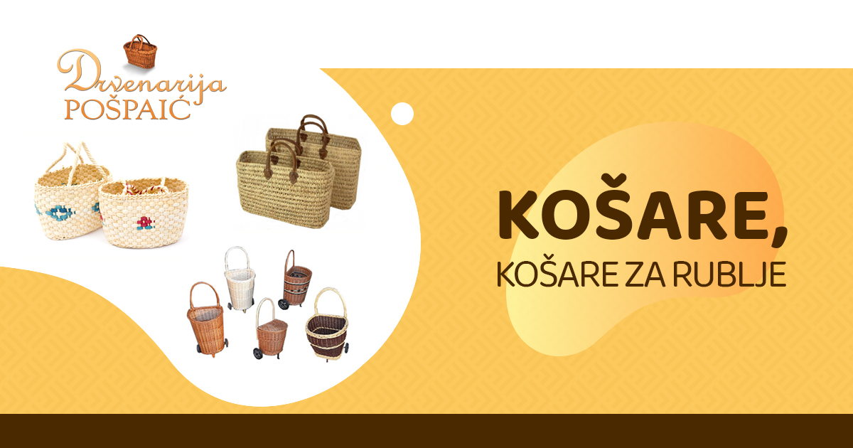 Košare i košare za rublje > Stranica 7 od 7 > Drvenarija Pošpaić